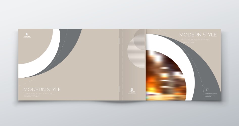 Landscape Brochure Cover Page Vector Images (over 2,500)