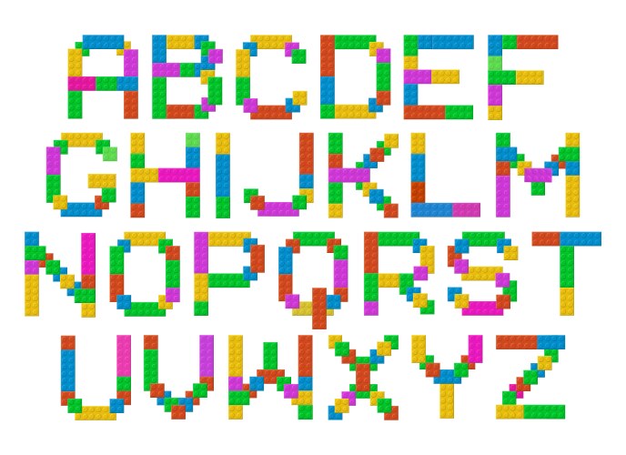 Lego Block Font
