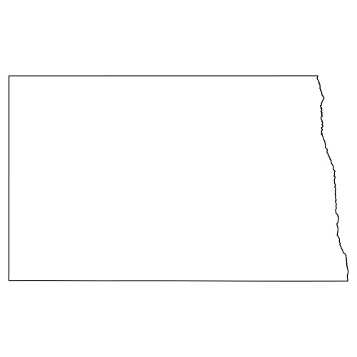 Us state map north carolina outline symbol Vector Image