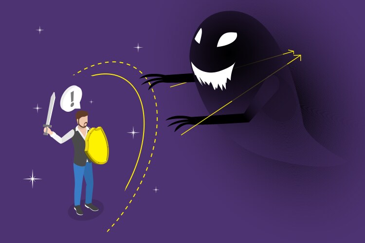 People Silhouette Scared Vector Images (over 320)