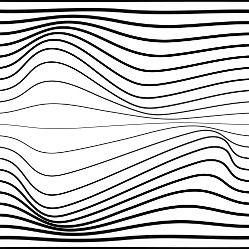 Black Wave Seamless Texture Royalty Free Vector Image