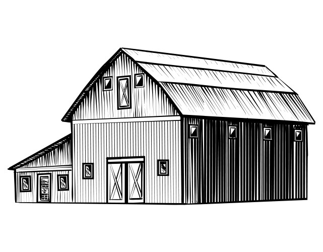 Barn Outline Vector Images (over 8,300)