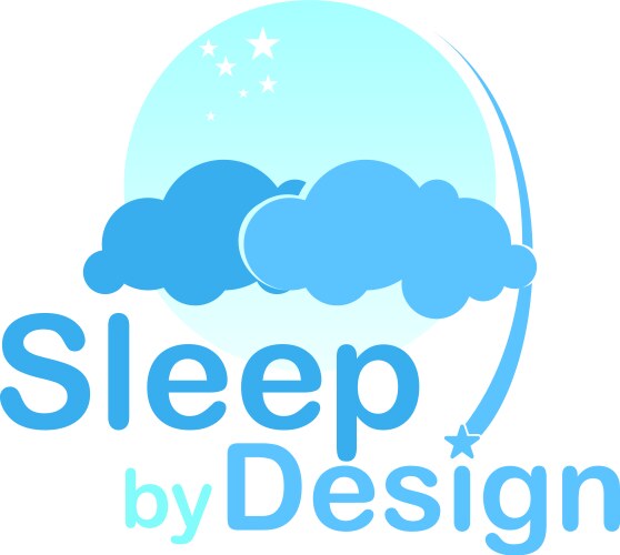 Sleep logo icon design Royalty Free Vector Image