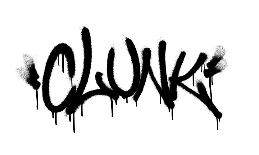 Graffiti vampire word sprayed in black over white Vector Image