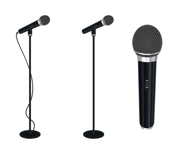 Microphone Black and White Vector Images (over 82,000)