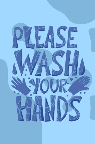 World hand hygiene day template wash your hands Vector Image
