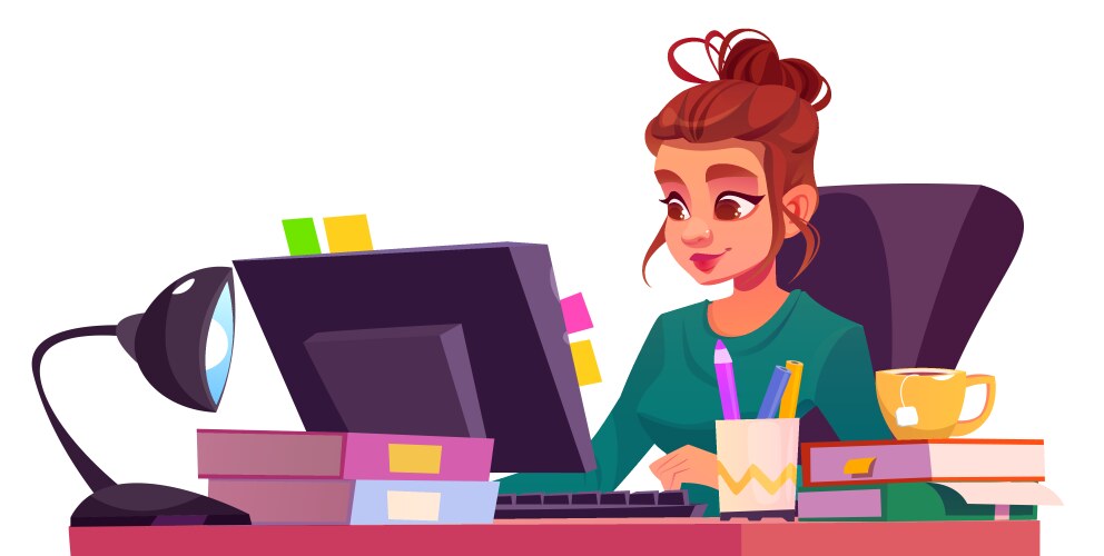 Cartoon Homework Vector Images (over 34,000)