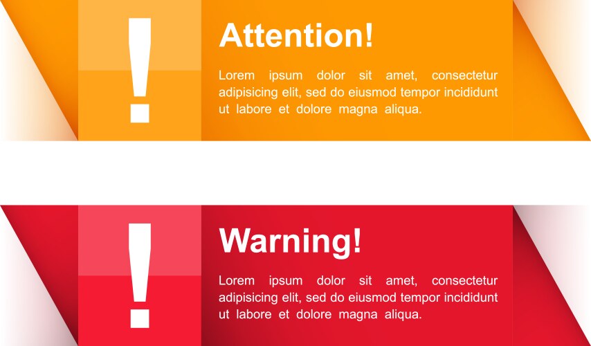 Cleaning chemicals warning banner Royalty Free Vector Image