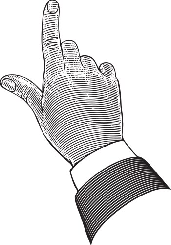 Vintage Pointing Finger Sign Vector Images (over 1,200)