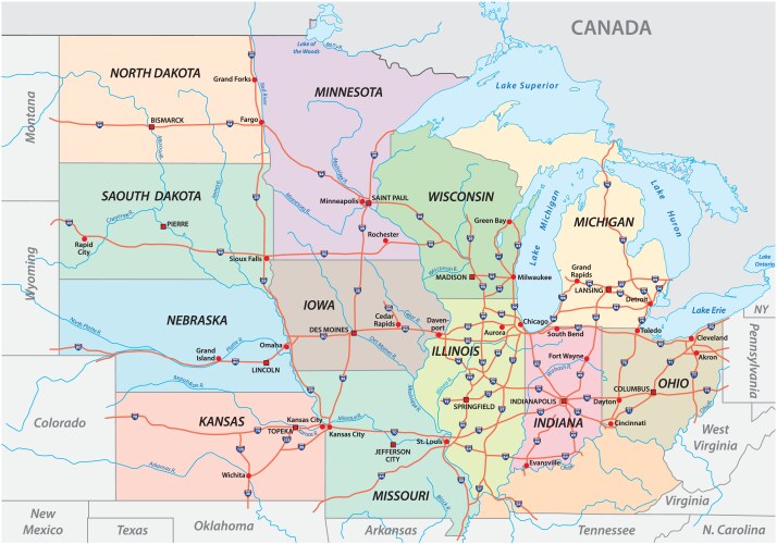 Administrative map of medan sumatra Royalty Free Vector