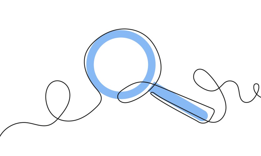 Magnifying Glass Line Drawing Vector Images (over 2,900)