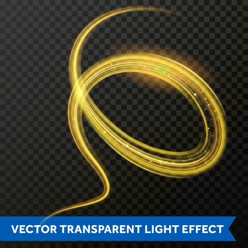 Luxury gold light lines with glitter and shine Vector Image