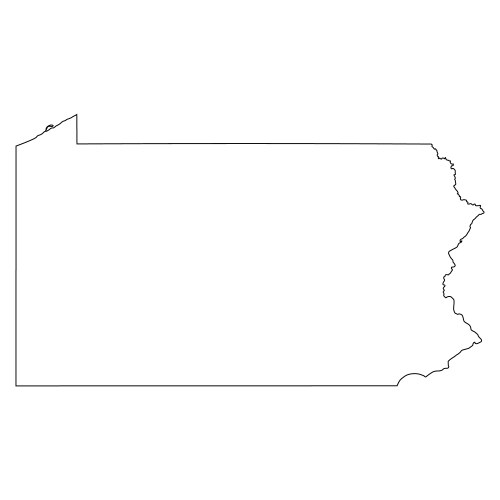 Pennsylvania State Outline Vector Images (over 930)