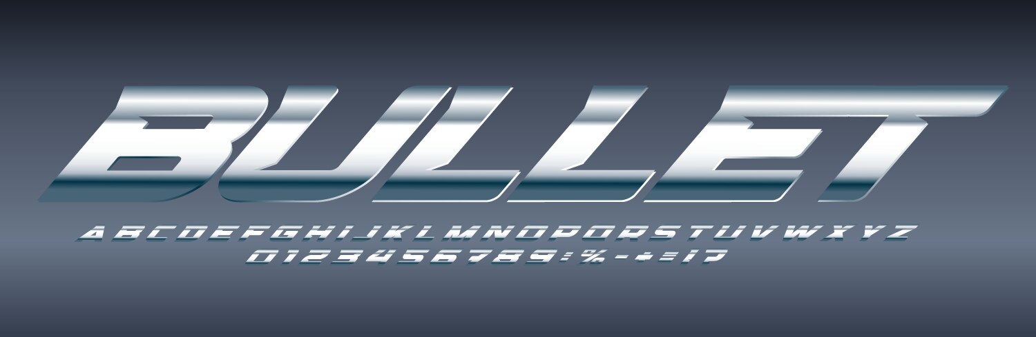 Chrome Letters Vector Images (over 6,600)