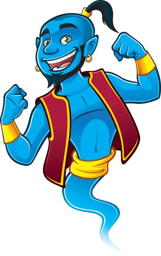 Genie From Aladdin Clip Art Aladdin's Genie Clip Art (PNG Images)