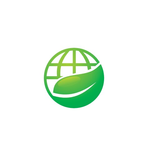 Green earth Royalty Free Vector Image - VectorStock
