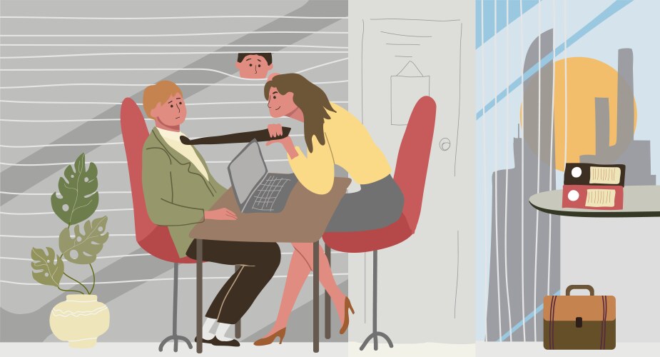 Harassment Workplace Abuse Vector Images (over 360)