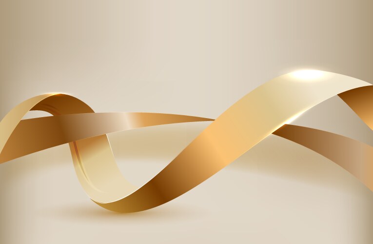 Luxury gold background with golden straight line Vector Image