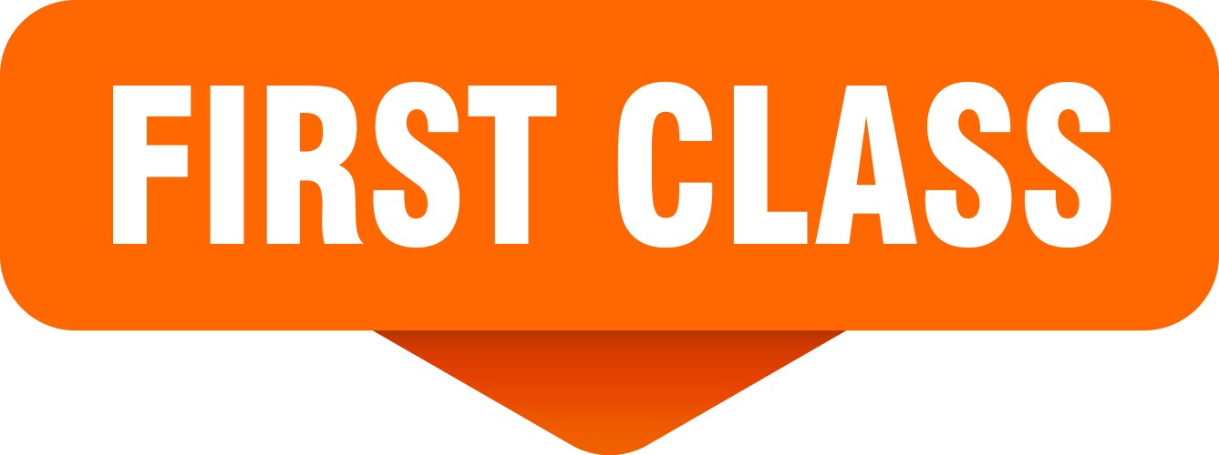 Safety first sticker sign Royalty Free Vector Image