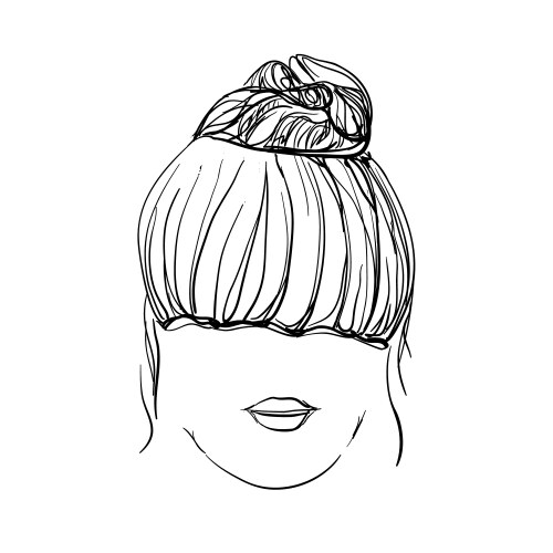Messy Bun Vector Images (over 470)