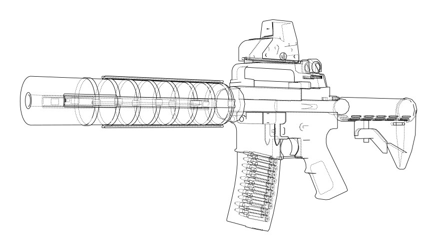 How To Draw Machine Guns 1,100+ Automatic Machine Guns Stock