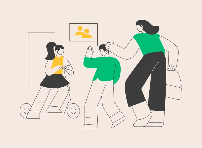 Impression management concept Royalty Free Vector Image