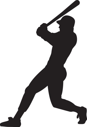 Baseball batter Royalty Free Vector Image - VectorStock