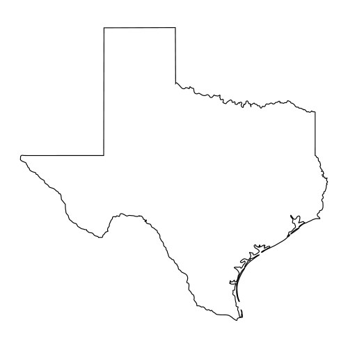 Texas Outline Vector Images (over 7,100)