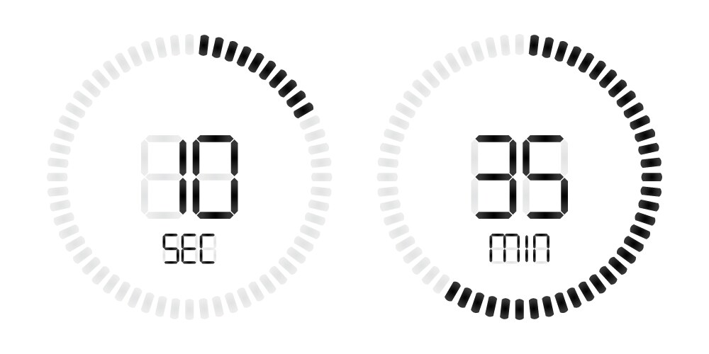 Digital Stopwatch Vector Images (over 18,000)