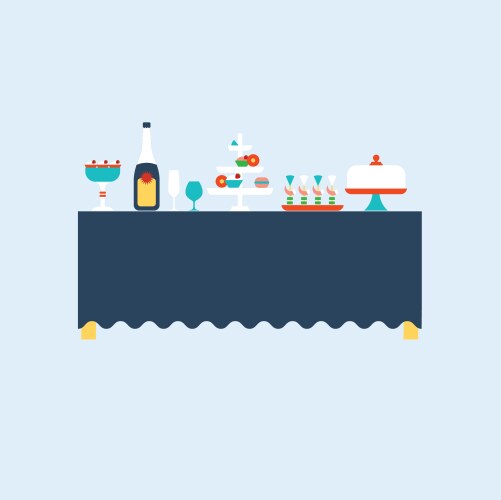 Buffet Table Vector Images (over 2,900)