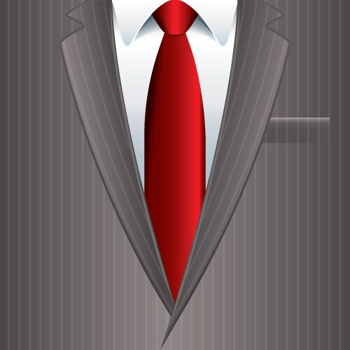Unusual tuxedo background design template vip Vector Image