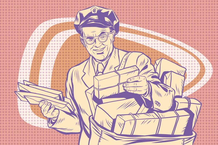 Postman Cartoon Vector Images (over 8,600)