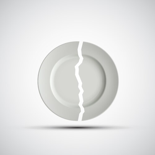 Broken Plate Vector Images (over 1,300)