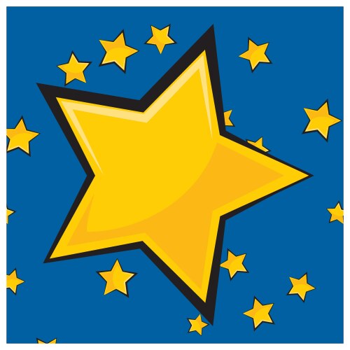 Cartoon star Royalty Free Vector Image - VectorStock