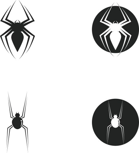 Spider logo Royalty Free Vector Image - VectorStock