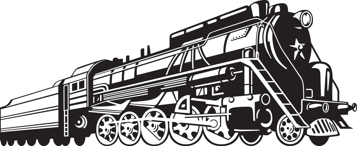 Silhouette De Train