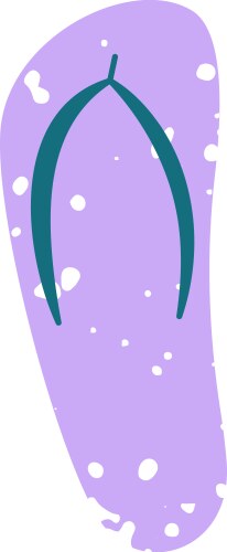 Flip flops splash texture Royalty Free Vector Image