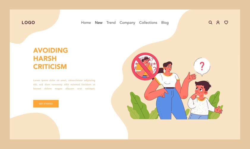 Infertility concept flat Royalty Free Vector Image