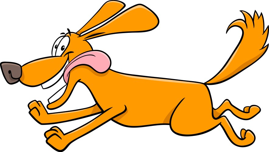 Cartoon Dog Running Vector Images (over 6,300)