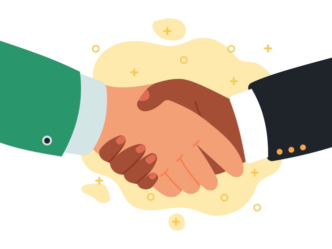 Handshake Cartoon Vector Images (over 7,400)