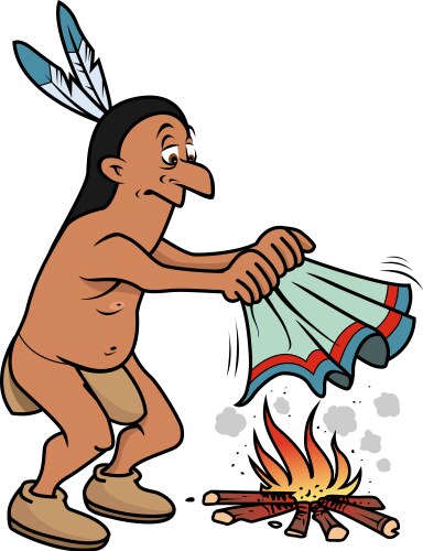 Indian Smoke Signals Vector Images (6)