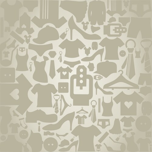 Clothing Pattern Background – Royalty-Free Vector | VectorStock