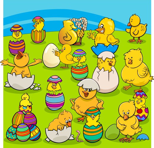 Easter Chicks Vector Images (over 16,000)