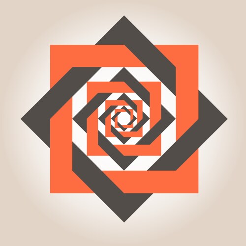 Unique geometrical design Royalty Free Vector Image