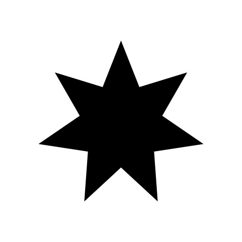 Seven Point Star Vector Images (over 120)