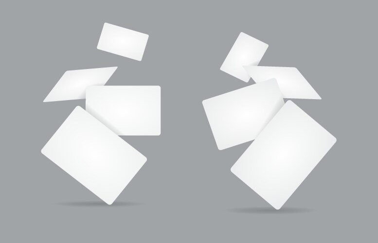 Falling document blank white paper pages Vector Image