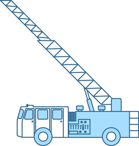Fire Truck Line Drawing Vector Images (over 510)