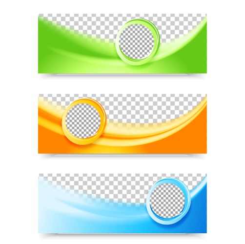 Flyer template header design Royalty Free Vector Image