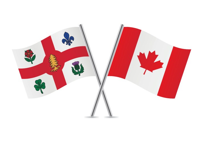 Canada flag Royalty Free Vector Image - VectorStock