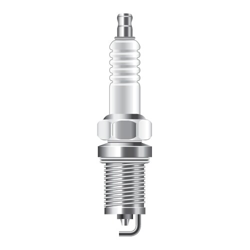 Spark plug with wings Royalty Free Vector Image